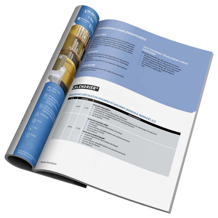 Certificat d'Université : Spécialisation en douane